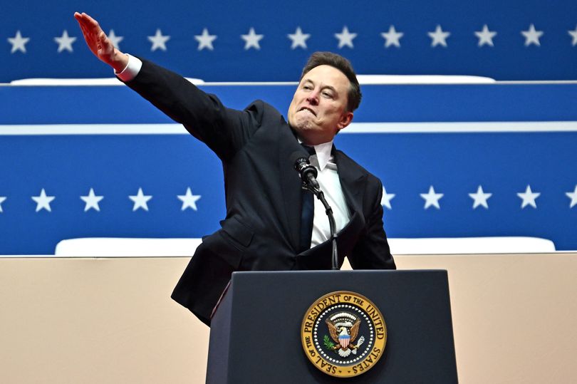 Elon Musk mocked in 'Nazi-saluting' advert for 'Tesla's Swasticar'