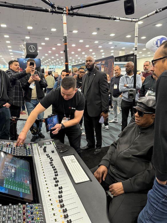 Ams Neve Make Waves In California, Demonstrating Products To Stevie ...