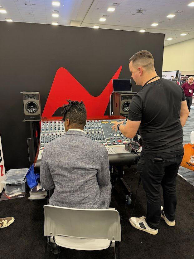 Ams Neve Make Waves In California, Demonstrating Products To Stevie ...