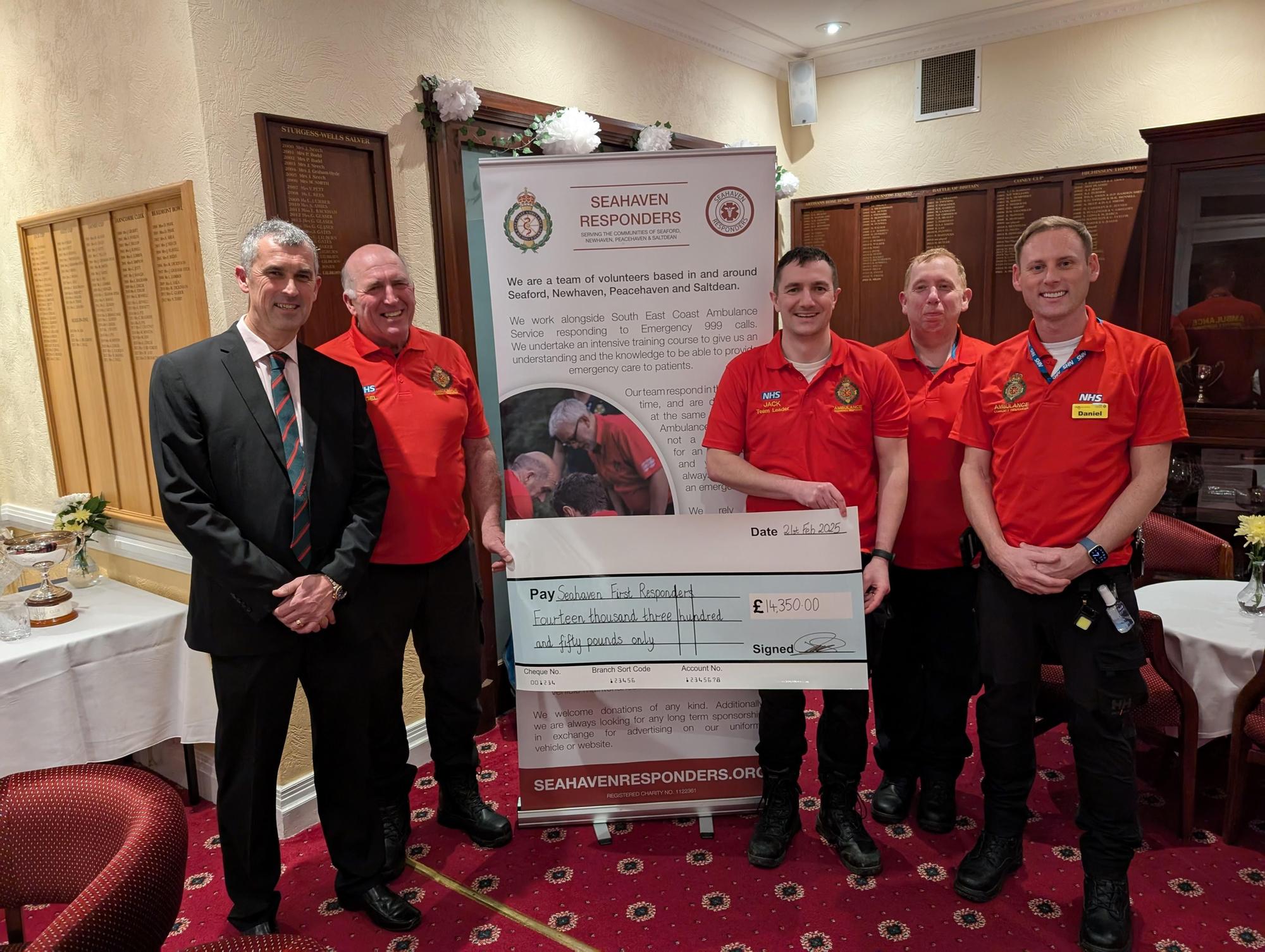 Seahaven Responders raise £14,350