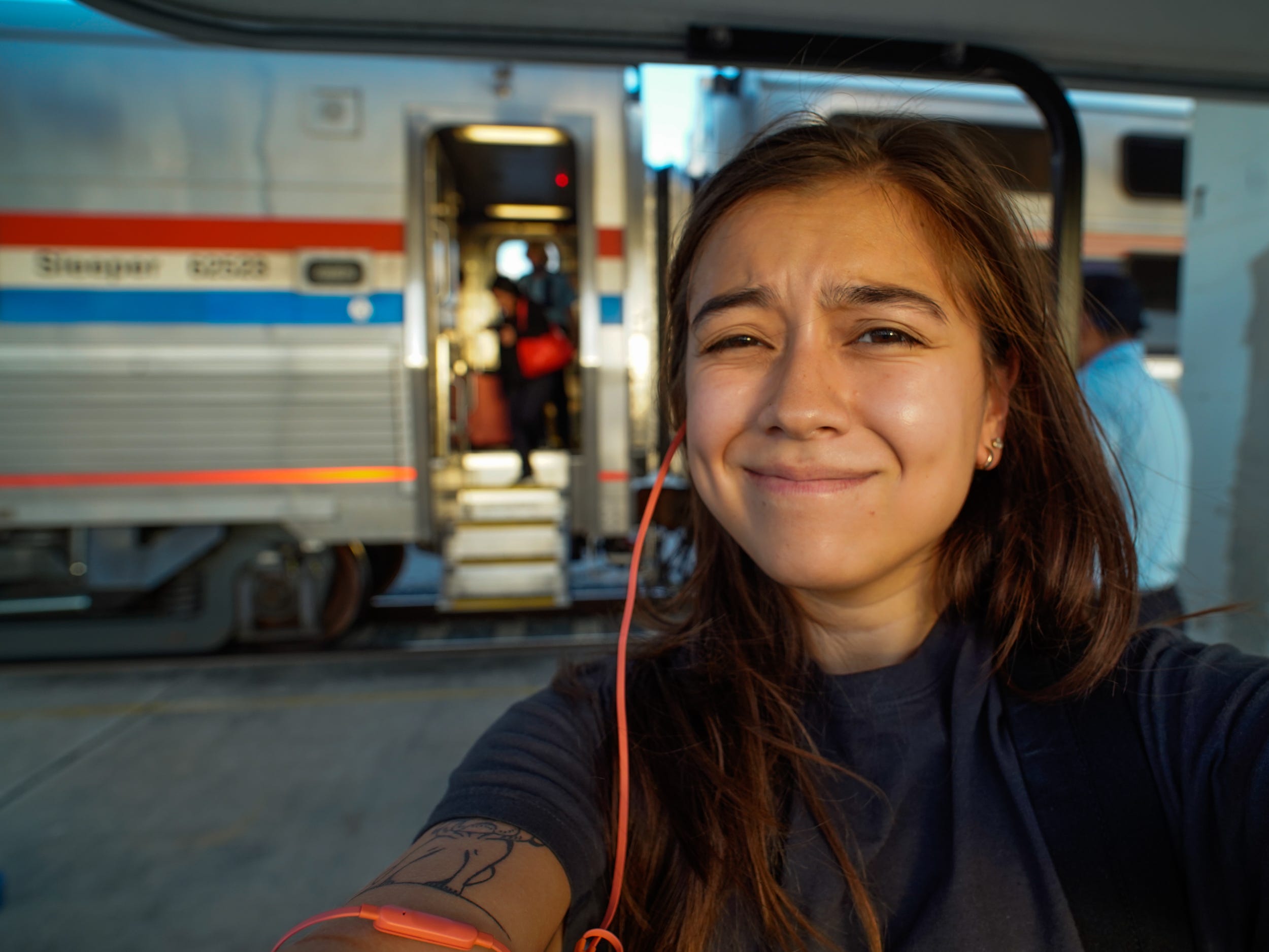 I booked bedrooms on 2 different overnight Amtrak trains. One key ...