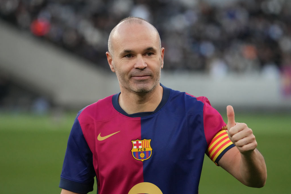 Andres Iniesta names Arsenal hero in his top five players of all time