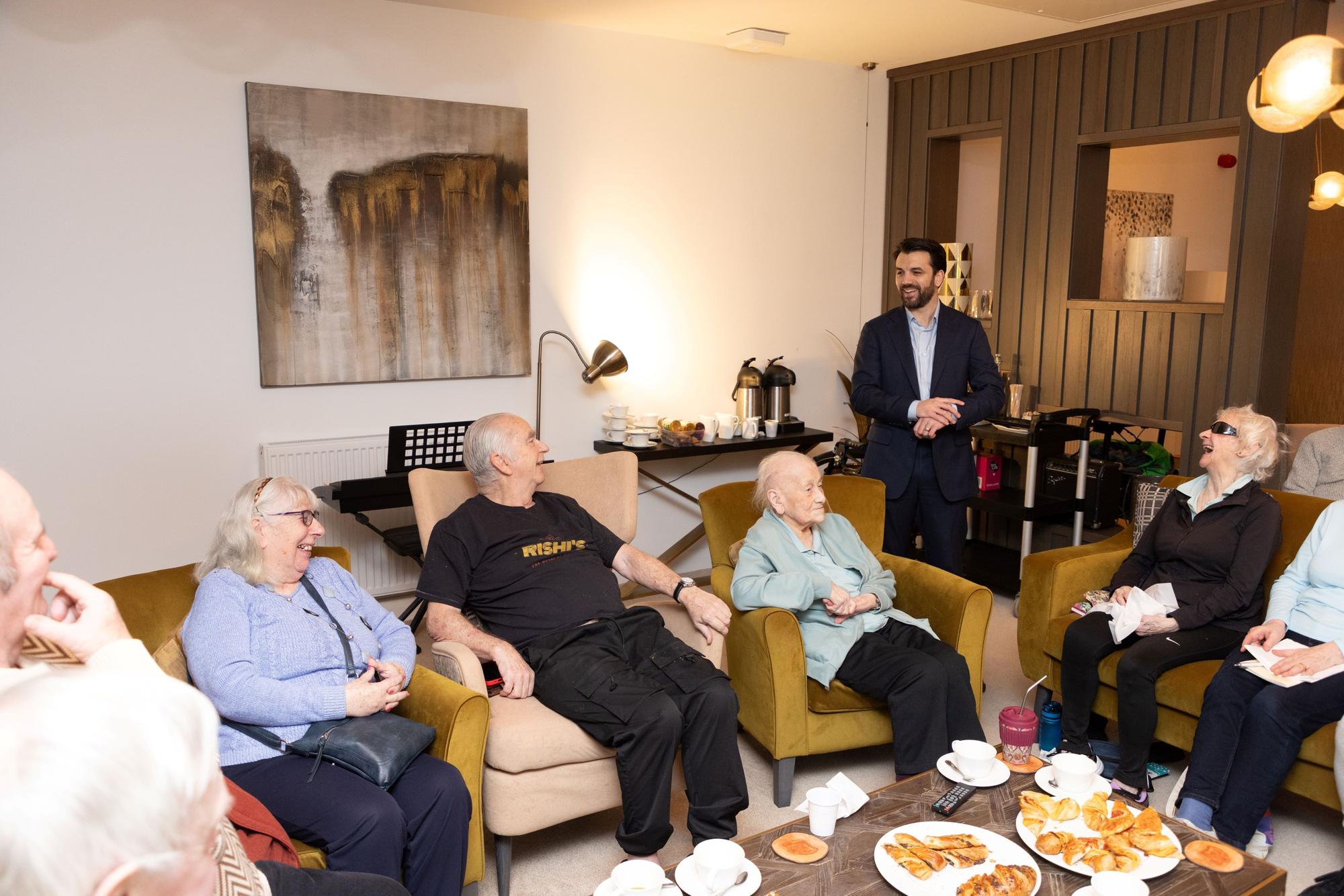 MP Bobby Dean spends time at vibrant later living development in ...