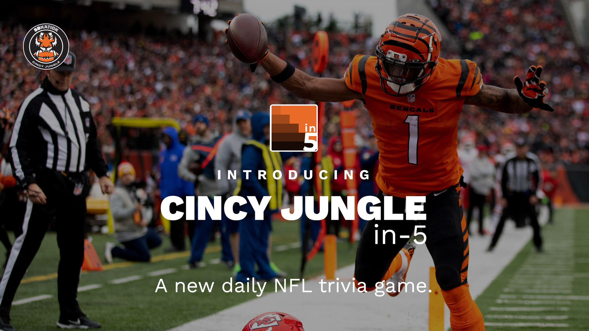Can you guess this Bengals defensive back in today’s in-5 trivia game?