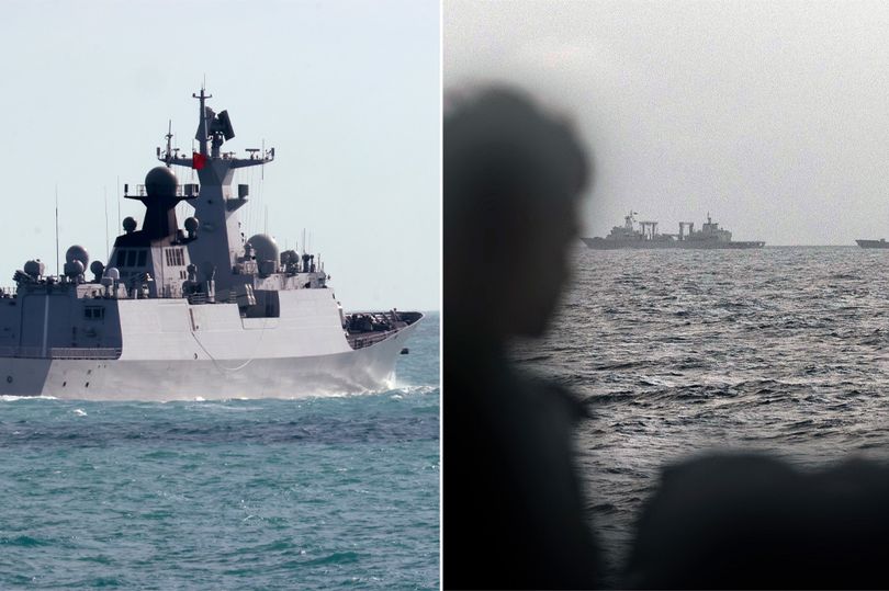 Terrifying new Chinese warships seen carrying ballistic missiles with 1 ...