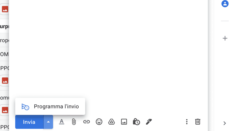Come programmare l’invio di email in Gmail