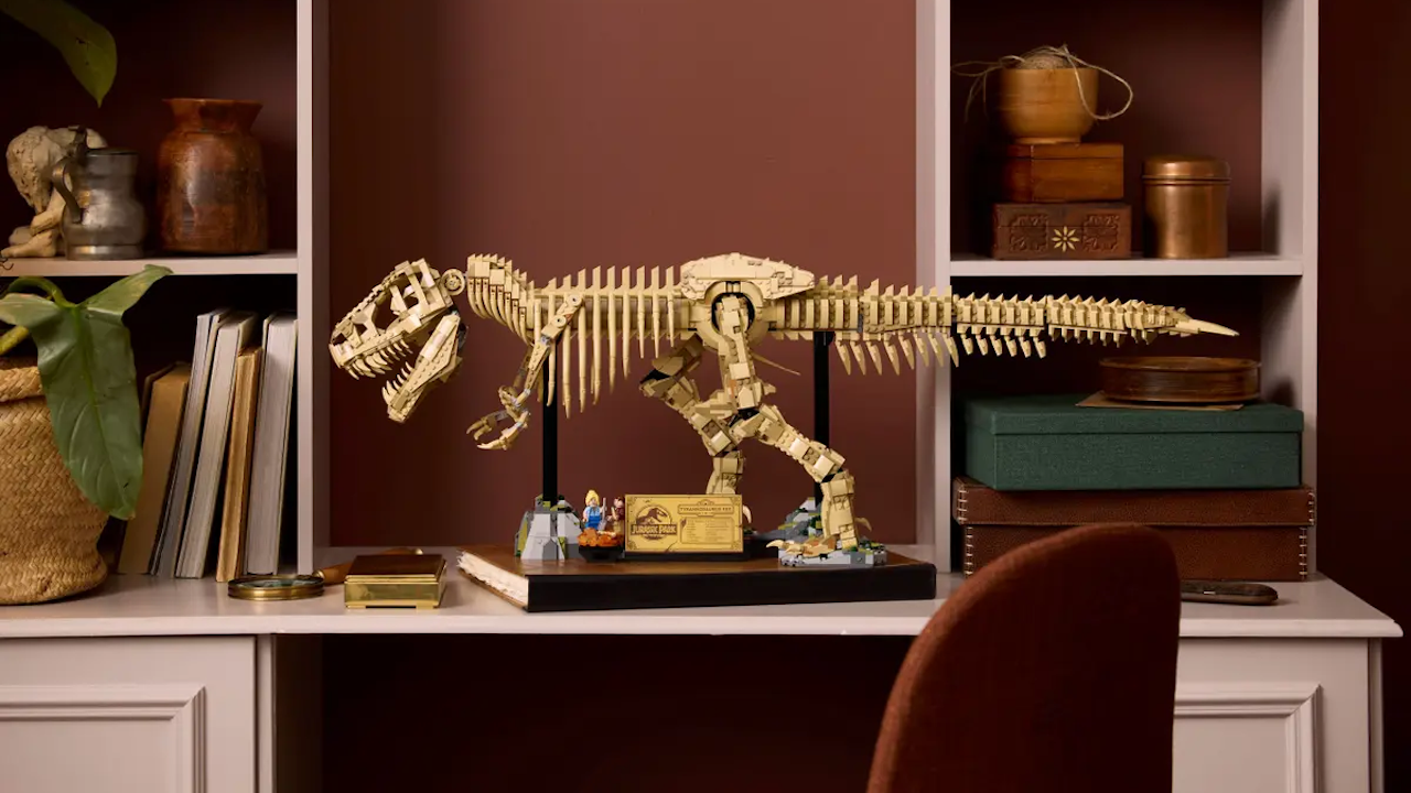 LEGO komt met een T-rex skelet van bijna één meter lang