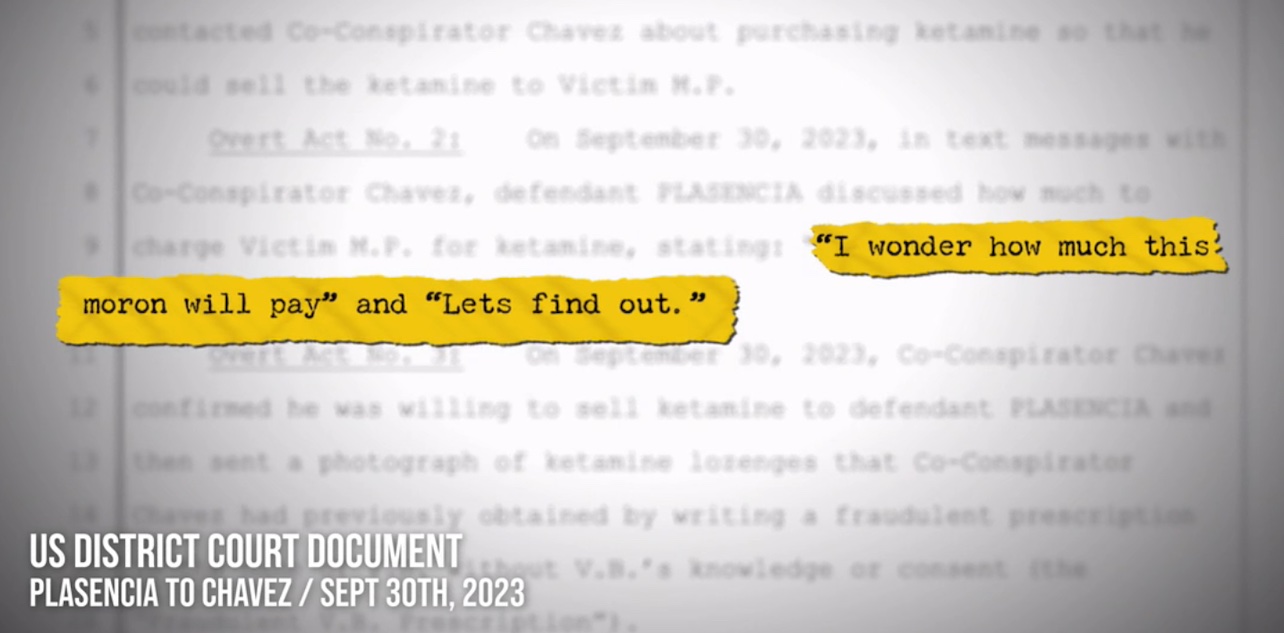 Matthew Perry Peacock Documentary Reveals Alleged Texts From His ...