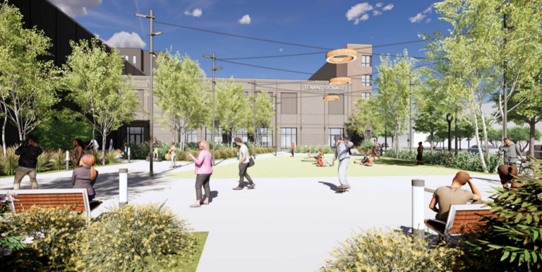 This $100 million Deer District development includes a public plaza ...