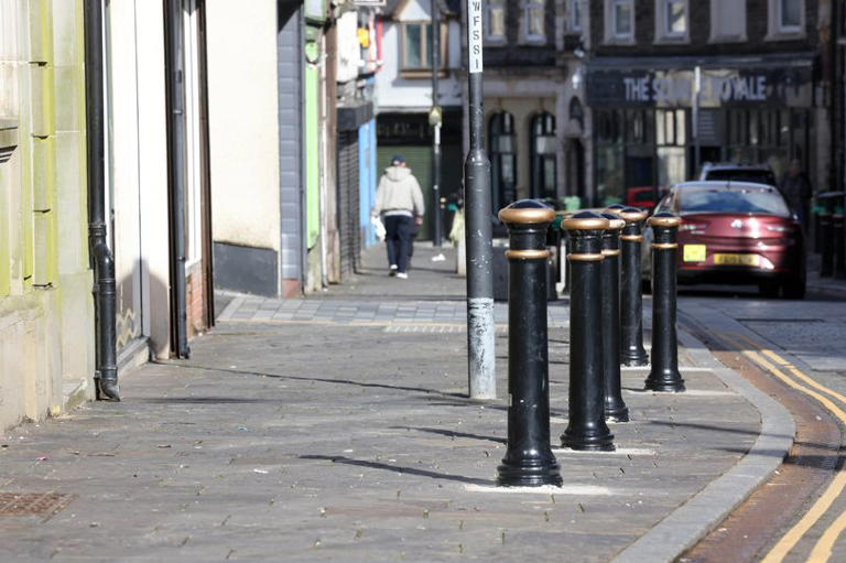 Angry traders say bollards are ‘final nail in coffin’ for Welsh town