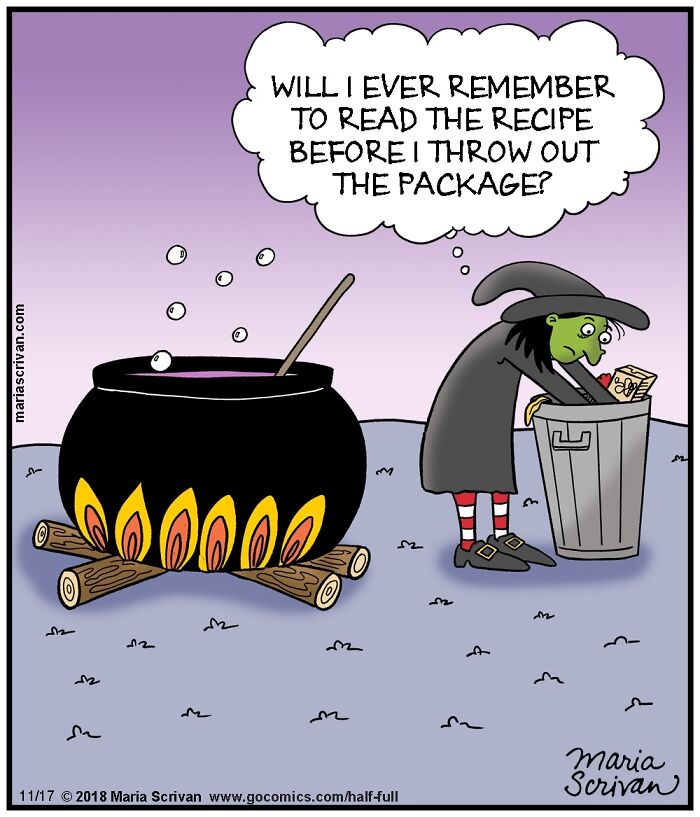 28 New Comics Featuring Absurd Humor And Funny Situations By Maria Scrivan