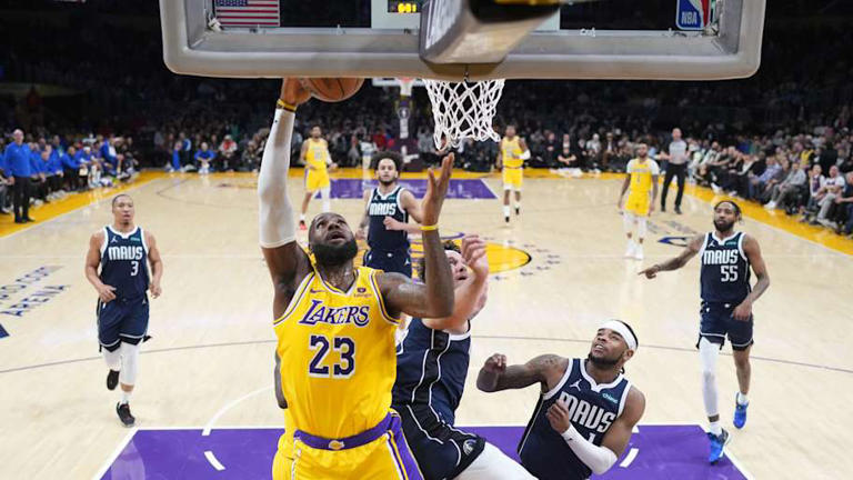 LeBron James Injury Status For Lakers vs Mavericks