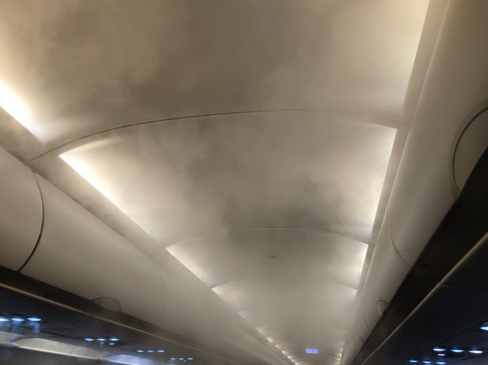 Delta flight forced into emergency landing when haze fills the cabin
