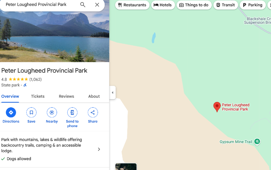 Canadians upset at 'state' labels for provincial parks on Google Maps