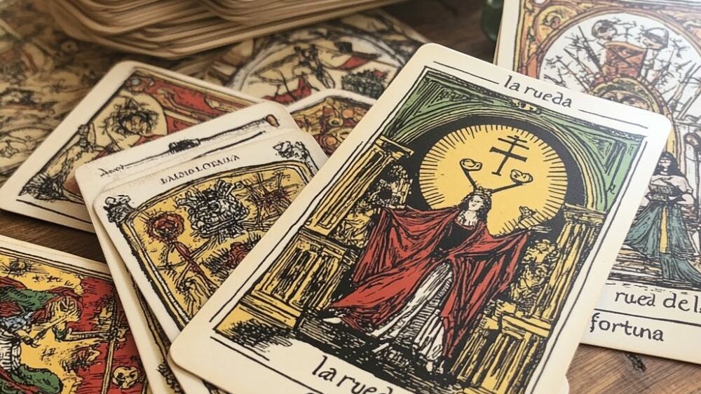 Arcano de la rueda de la fortuna en el tarot: Afronta el cambio