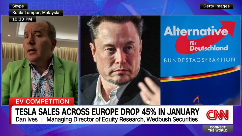 Tesla sales plummet across Europe