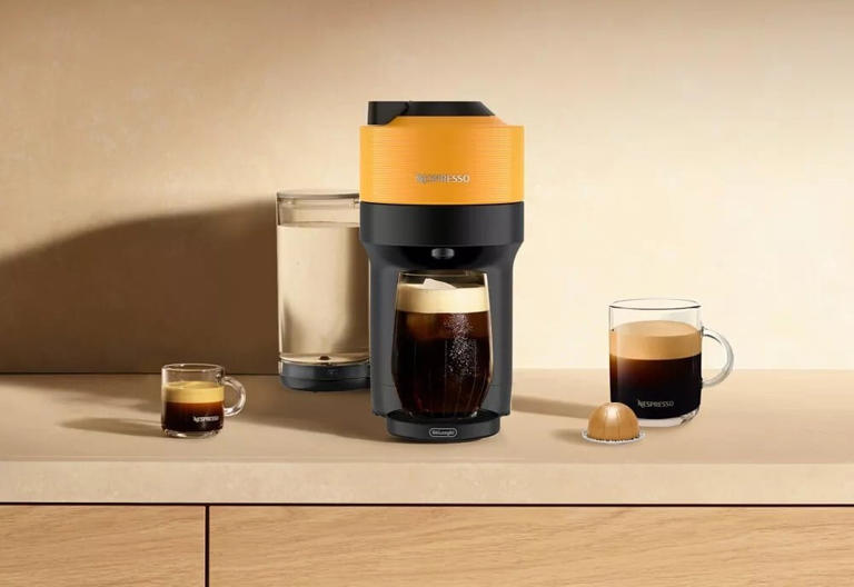The Nespresso Vertuo Pop+ is under $70 in the spring-ready Mango Yellow ...