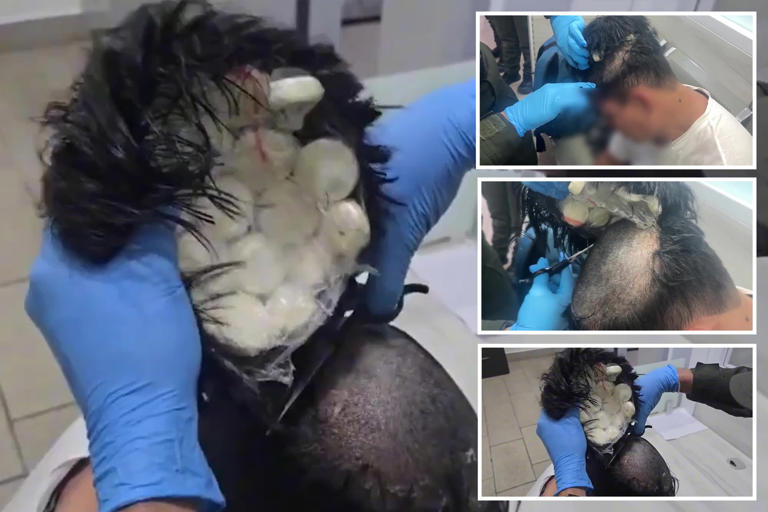 Coke head: Man caught trying to smuggle cocaine onto plane under his wig