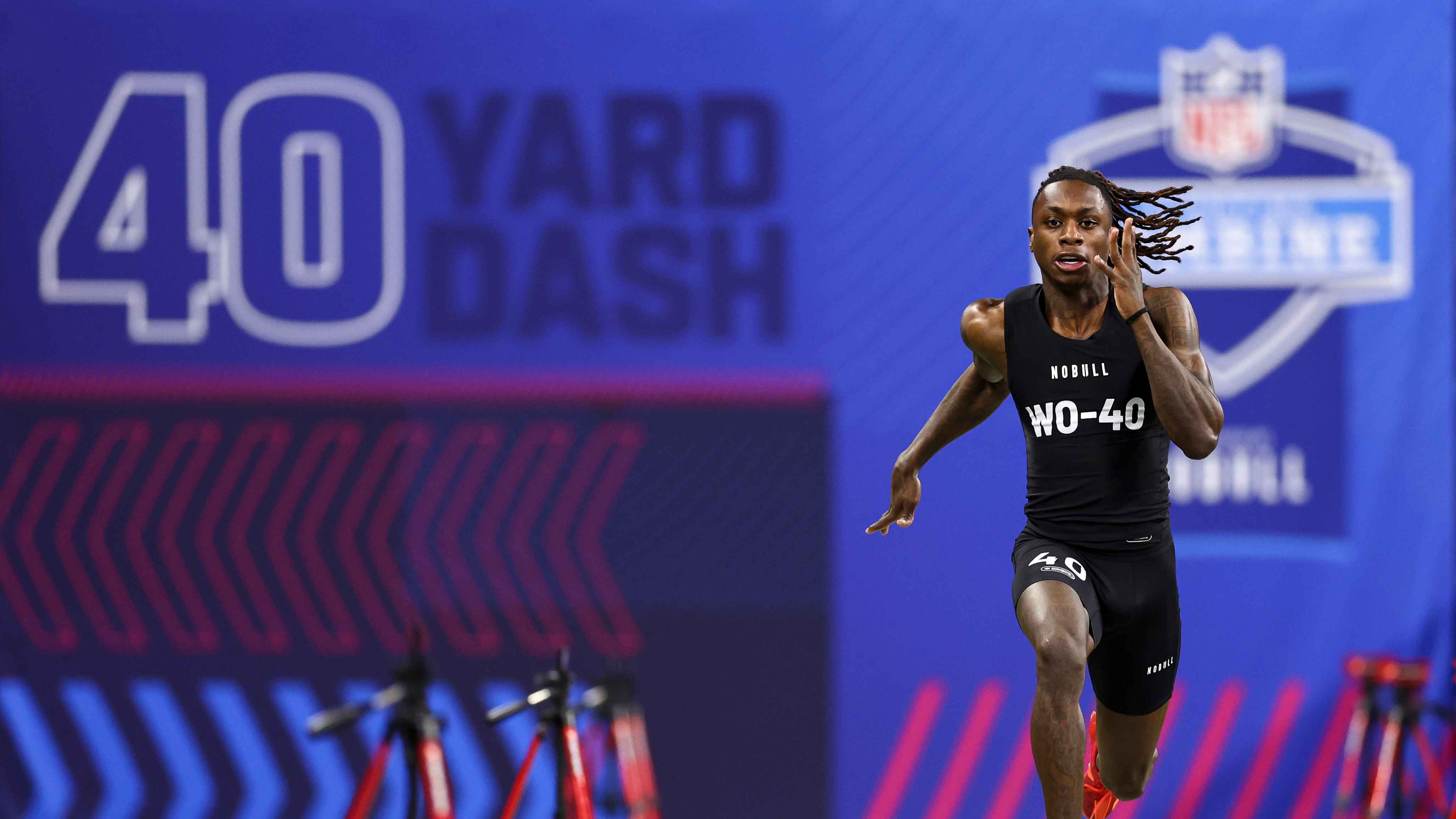 NFL Scouting Combine records for 40-yard dash, bench press, vertical ...