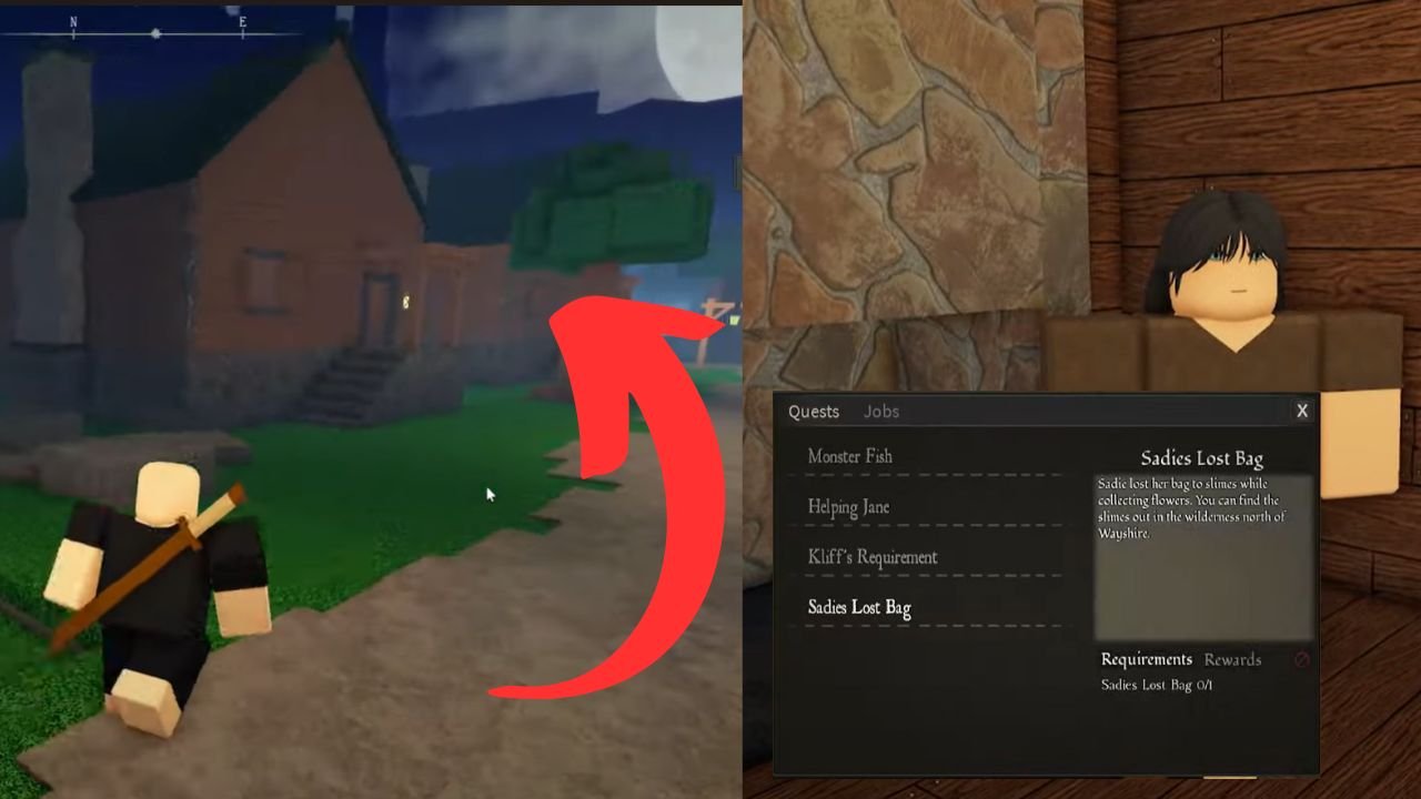 Rune Slayer Sadie’s Lost Bag quest walkthrough: Slime bag location