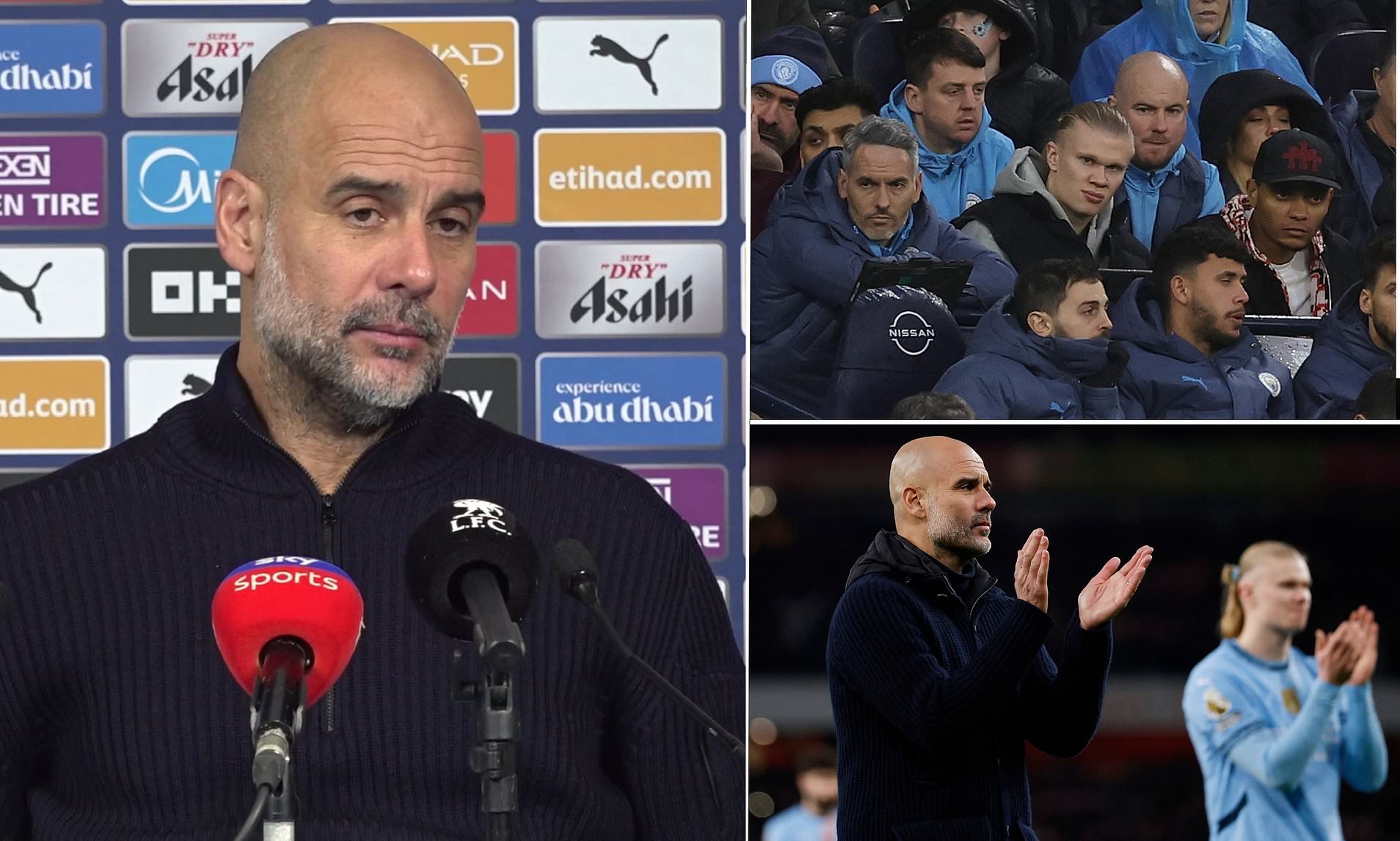 Pep Guardiola gives injury update on Erling Haaland ahead of Tottenham ...