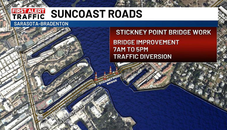 Stickney Bridge improvements could delay traffic