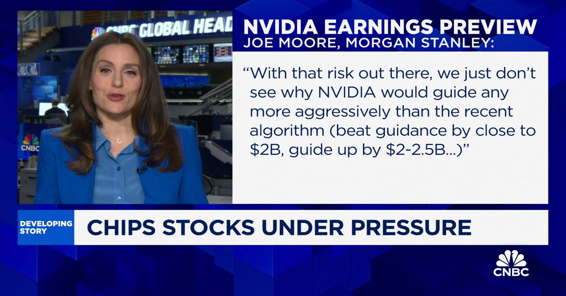 Chip stocks under pressure after reports of possible export controls Chip stocks under pressure after reports of possible export controls