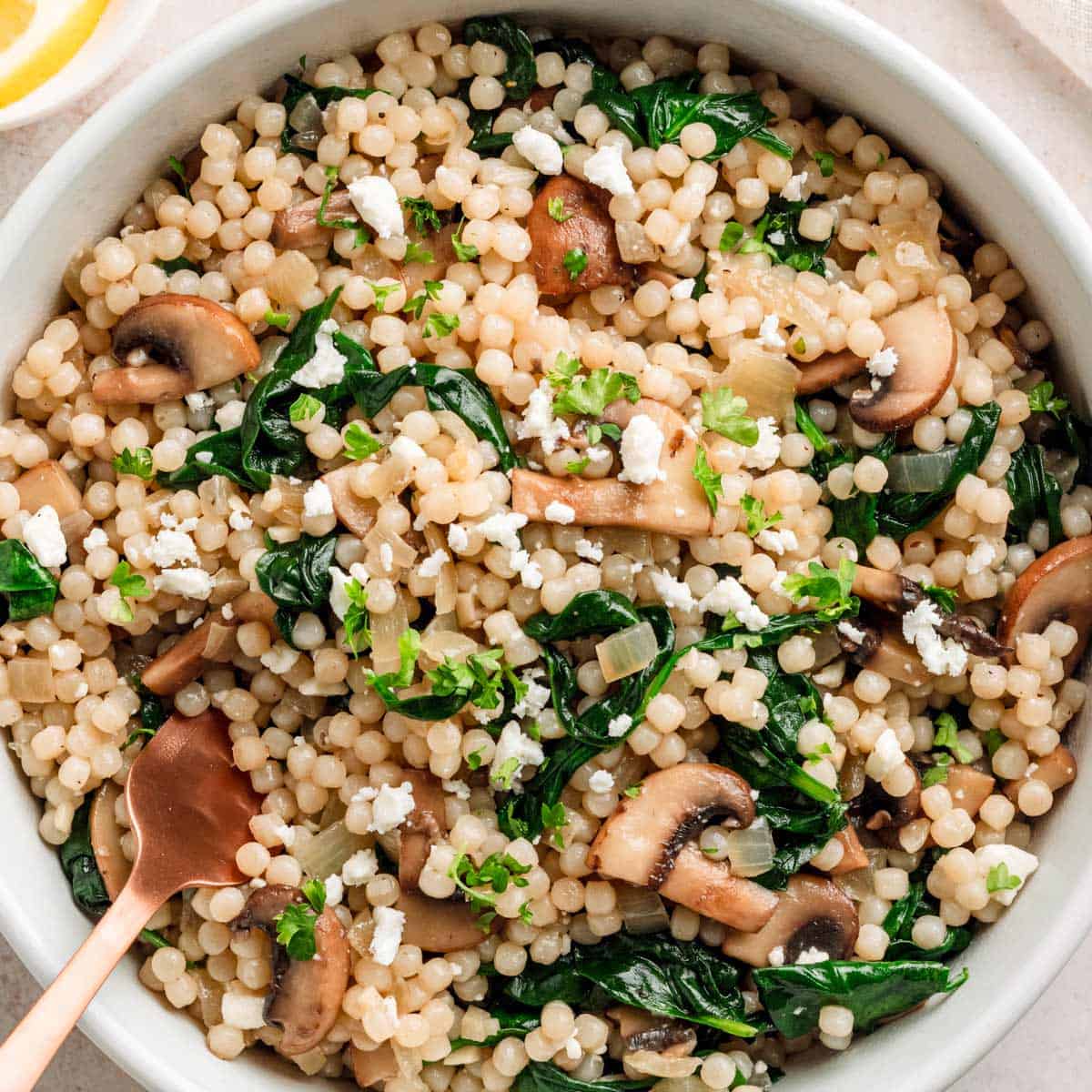 Easy Israeli Style Couscous Skillet