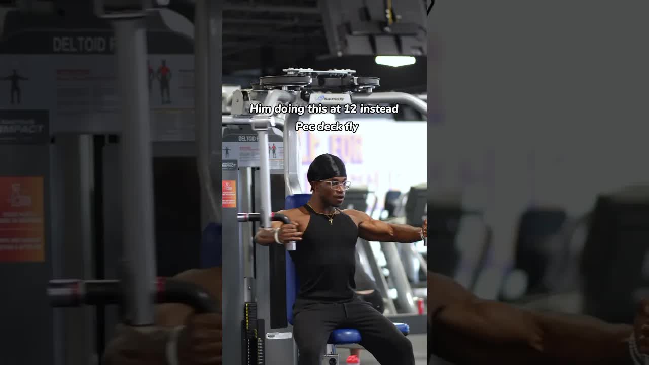 Gym Bro Skips Class for Machine Chest Press Workout