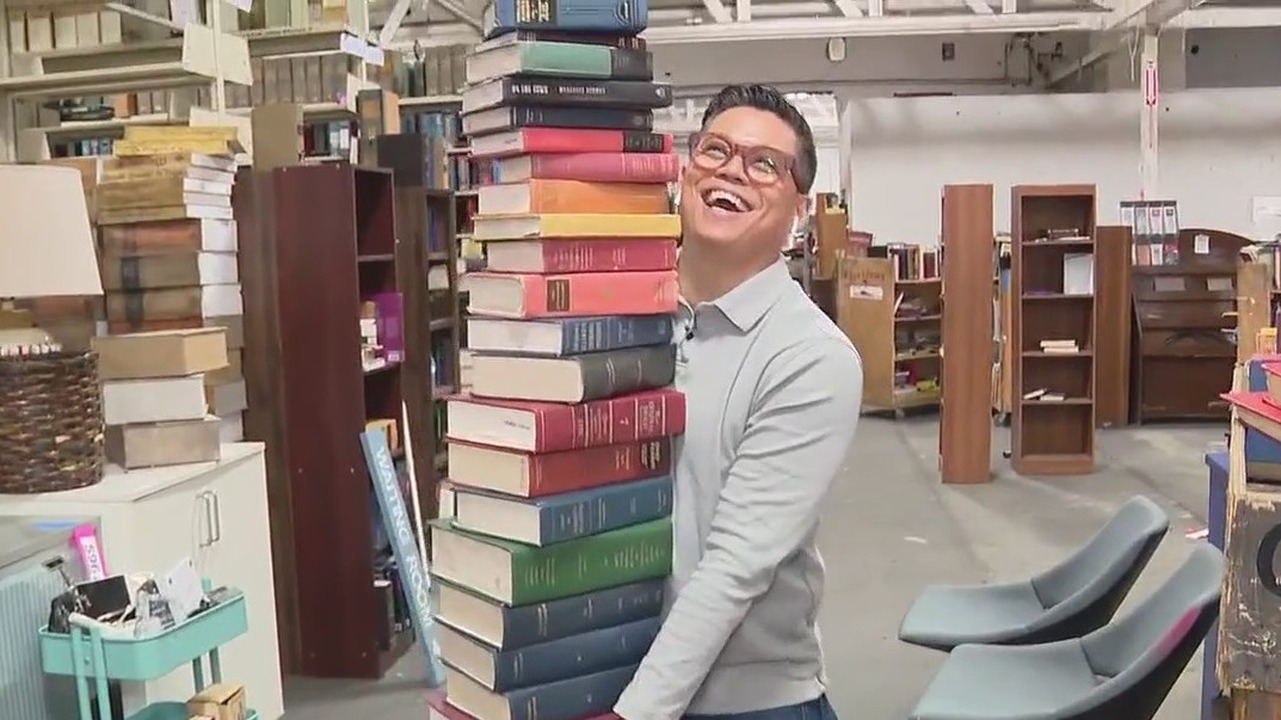 Faux Library Studio Props closing auction