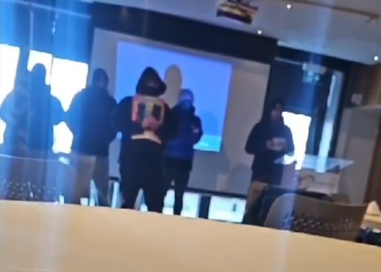 Masked protestors disrupt community policing event in north Belfast