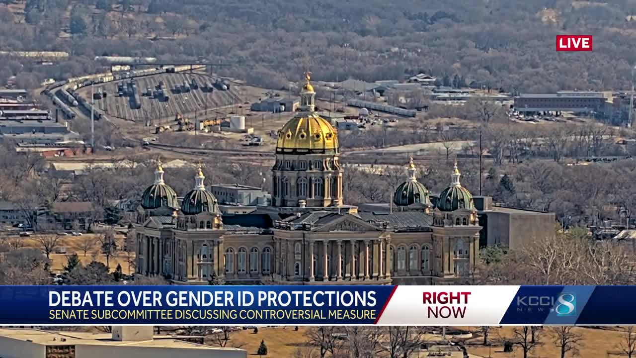 Protests continue at Iowa Statehouse over gender identity bill