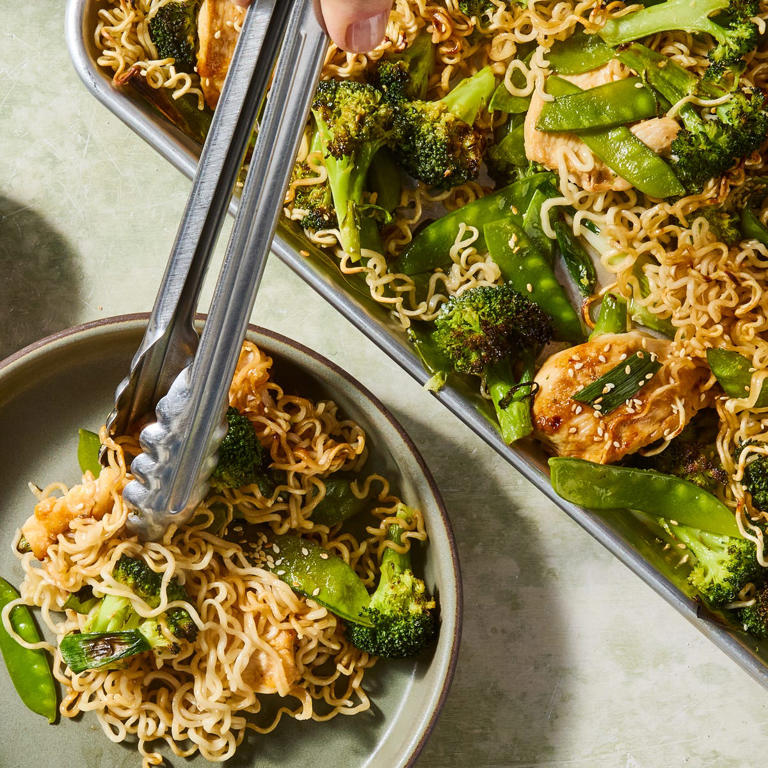 This Sheet-Pan Crispy Ramen Is Our Favorite Budget Dinner Hack