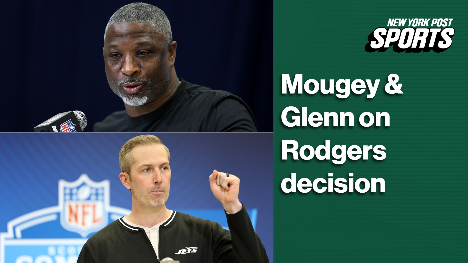 Darren Mougey, Aaron Glenn address Aaron Rodgers, plans to find Jets ...