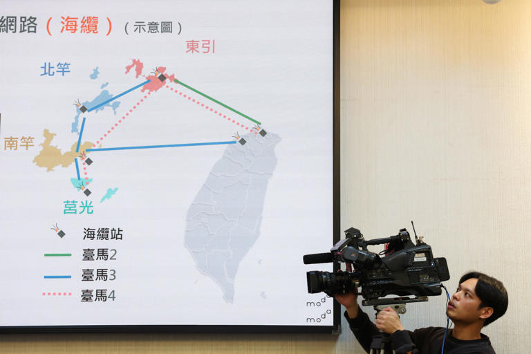 Taiwan detains China-linked cargo ship after undersea cable disconnected