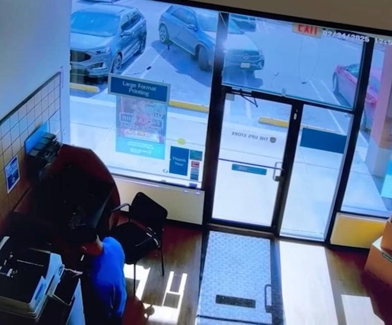 Shocking video shows NJ driver smash Mercedes into UPS — leaving worker ...