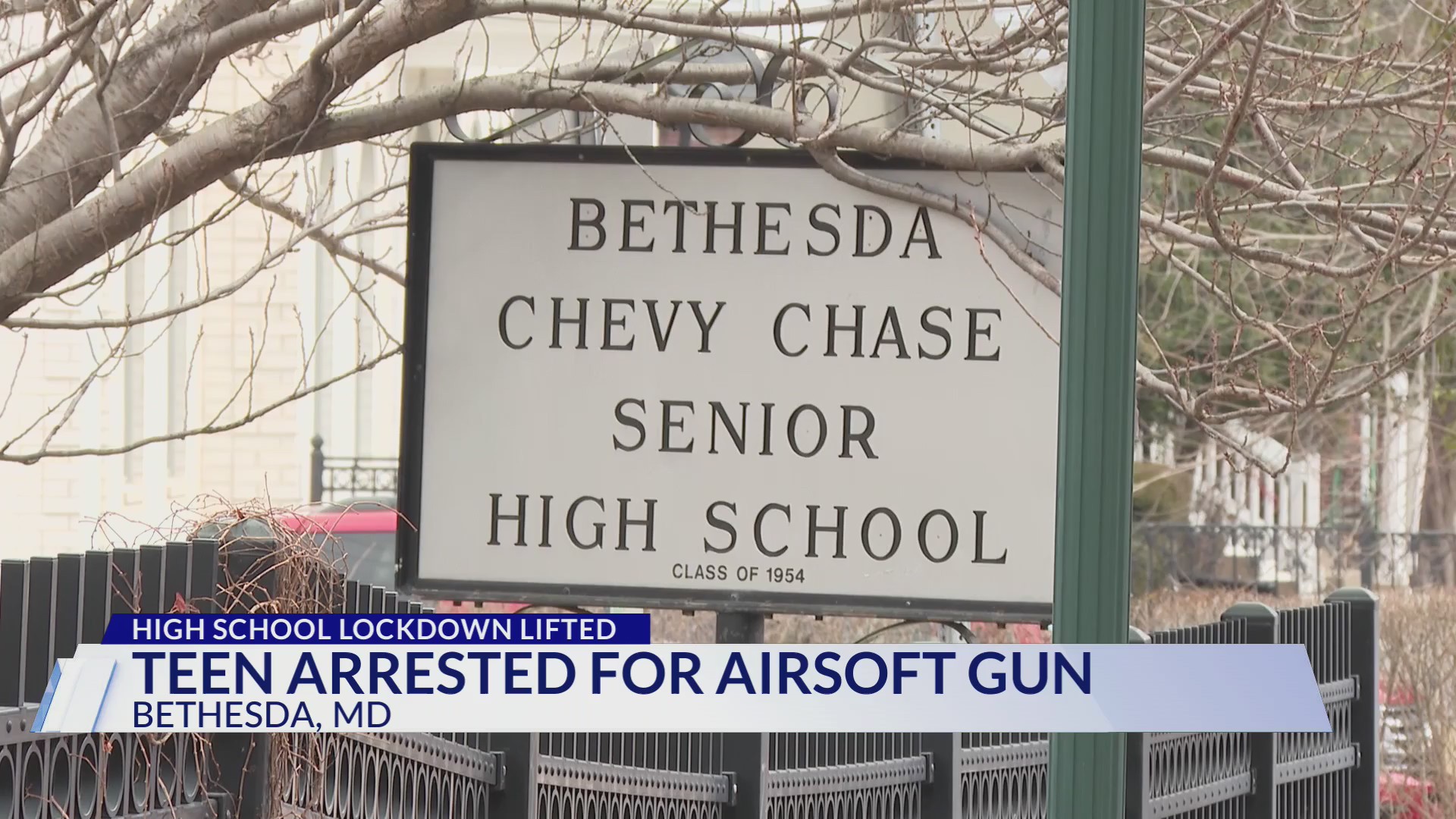 Teen arrested after report of gun at Bethesda-Chevy Chase High School ...