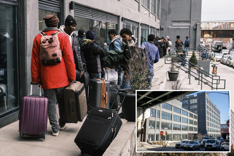 Massive new migrant men’s shelter opens in this NYC nabe — and locals ...