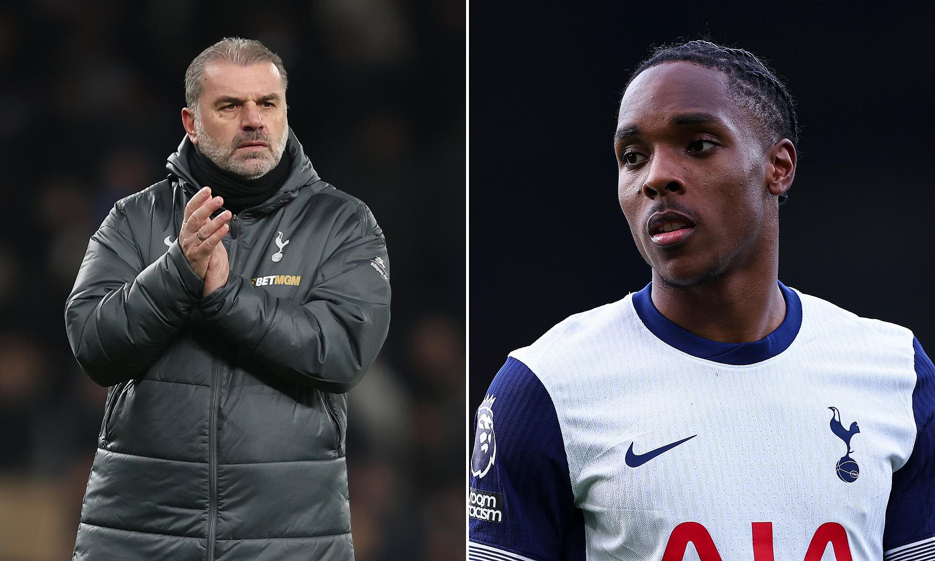 Ange Postecoglou defends Mathys Tel after his slow start at Tottenham ...