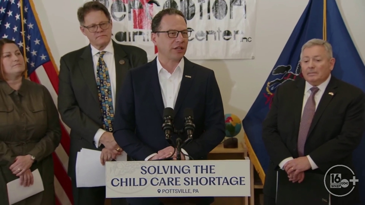 Governor Shapiro discusses child care investments in Schuylkill County