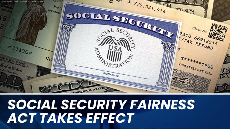 Social Security Fairness Act is now in effect