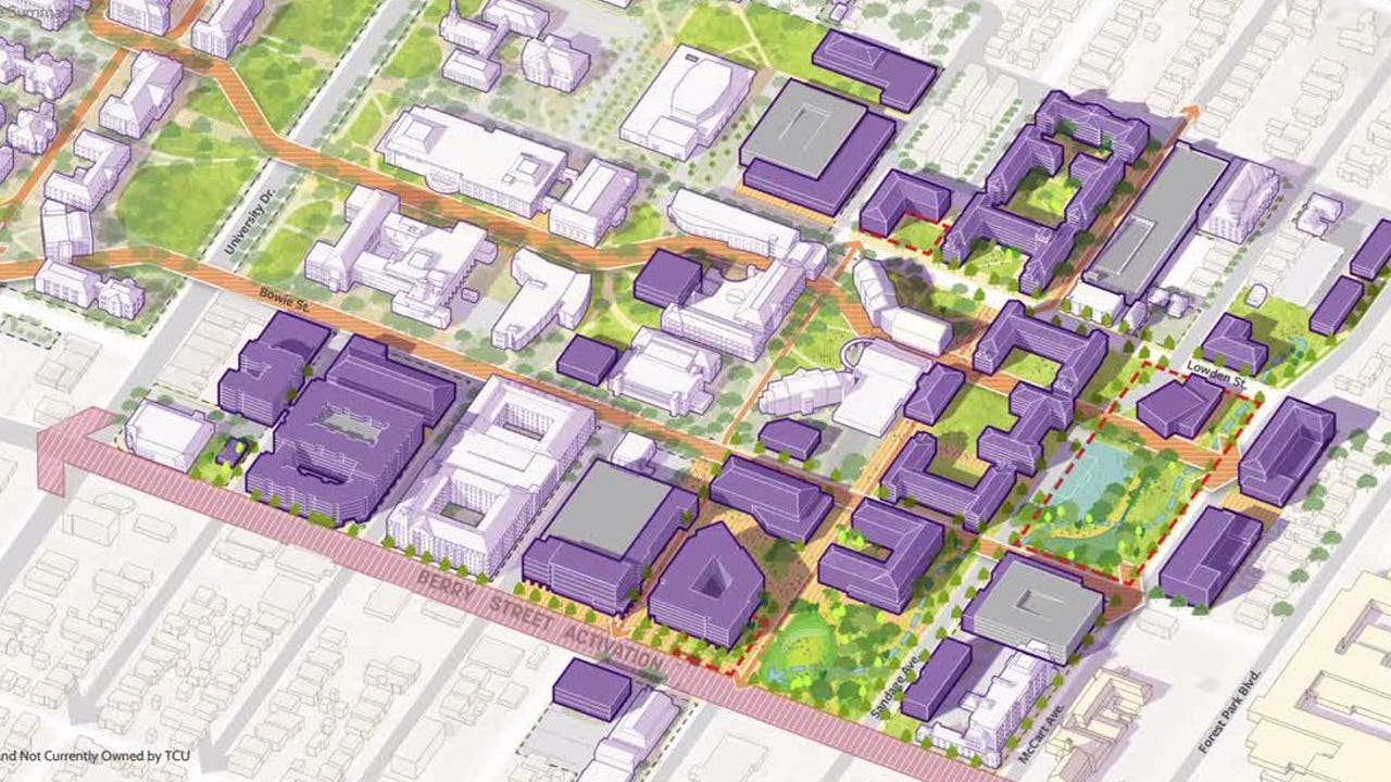 TCU gives a glimpse of its $83 million campus expansion plan