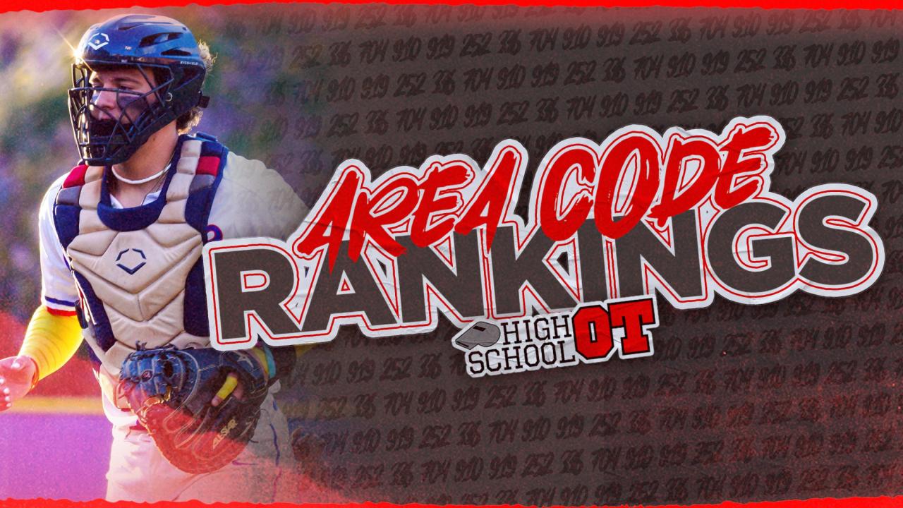 HighSchoolOT's final area code Top 15 rankings for the baseball 2025 season