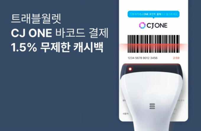 CJ ONE "올리브영서 트래블 월렛 결제하면 캐시백이 '무제한'"