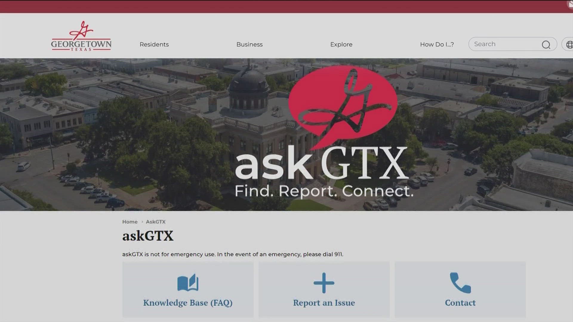 Georgetown launches 'AskGTX' service for residents to get help from ...