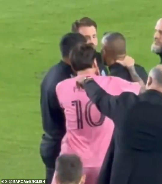 Referee is 'BANNED for six months' after asking Lionel Messi for his ...
