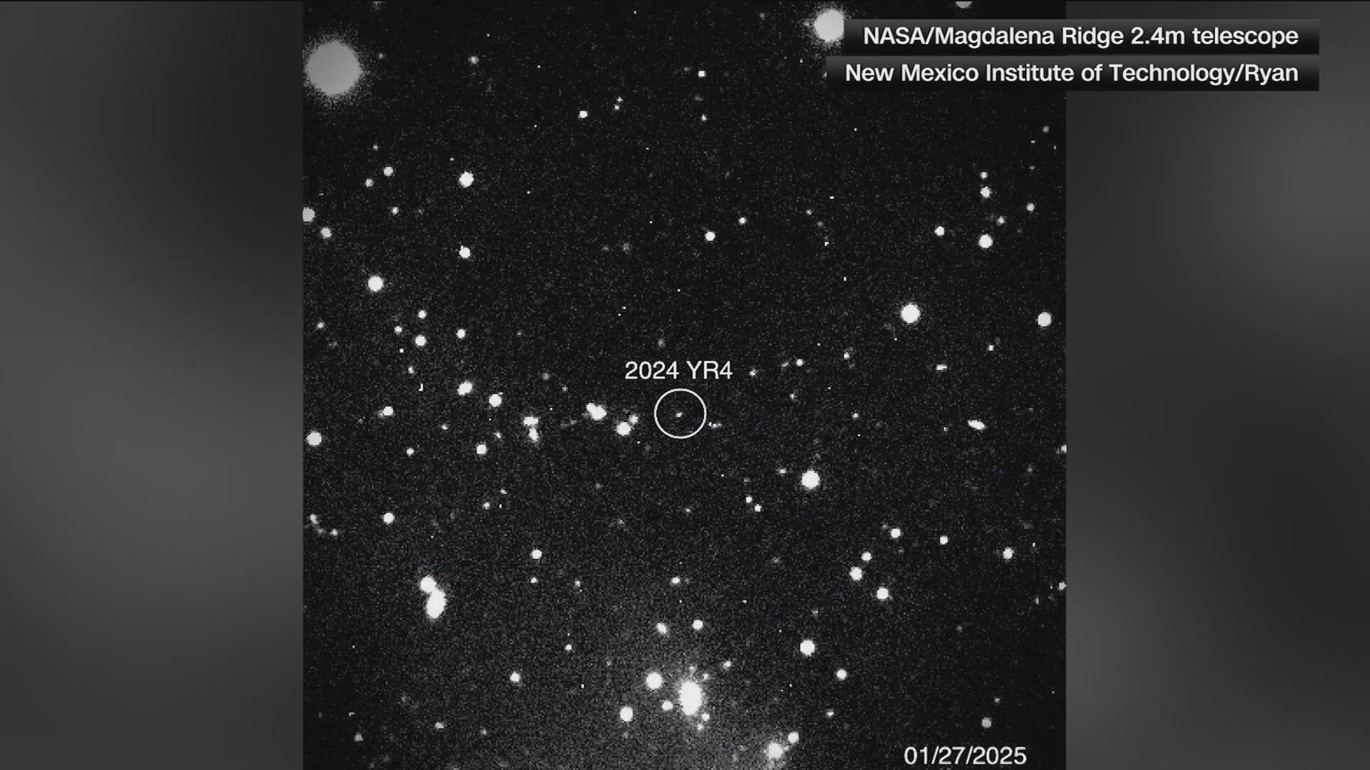 NASA monitors asteroid 2024 YR4