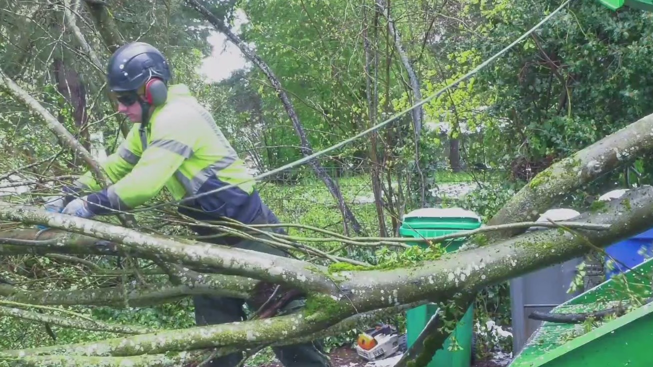 Power coming back for 100K following wicked storm