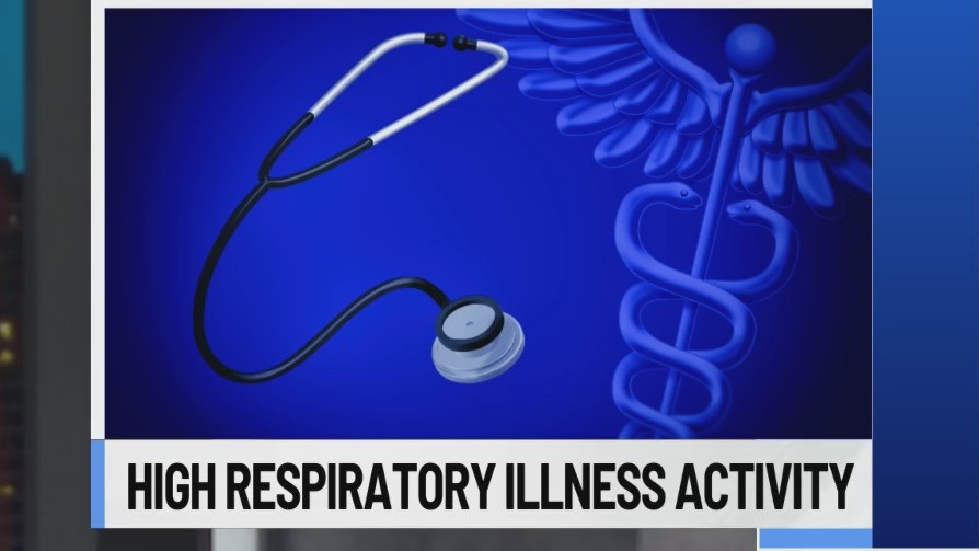 How many Texas ER visits are related to flu, RSV?