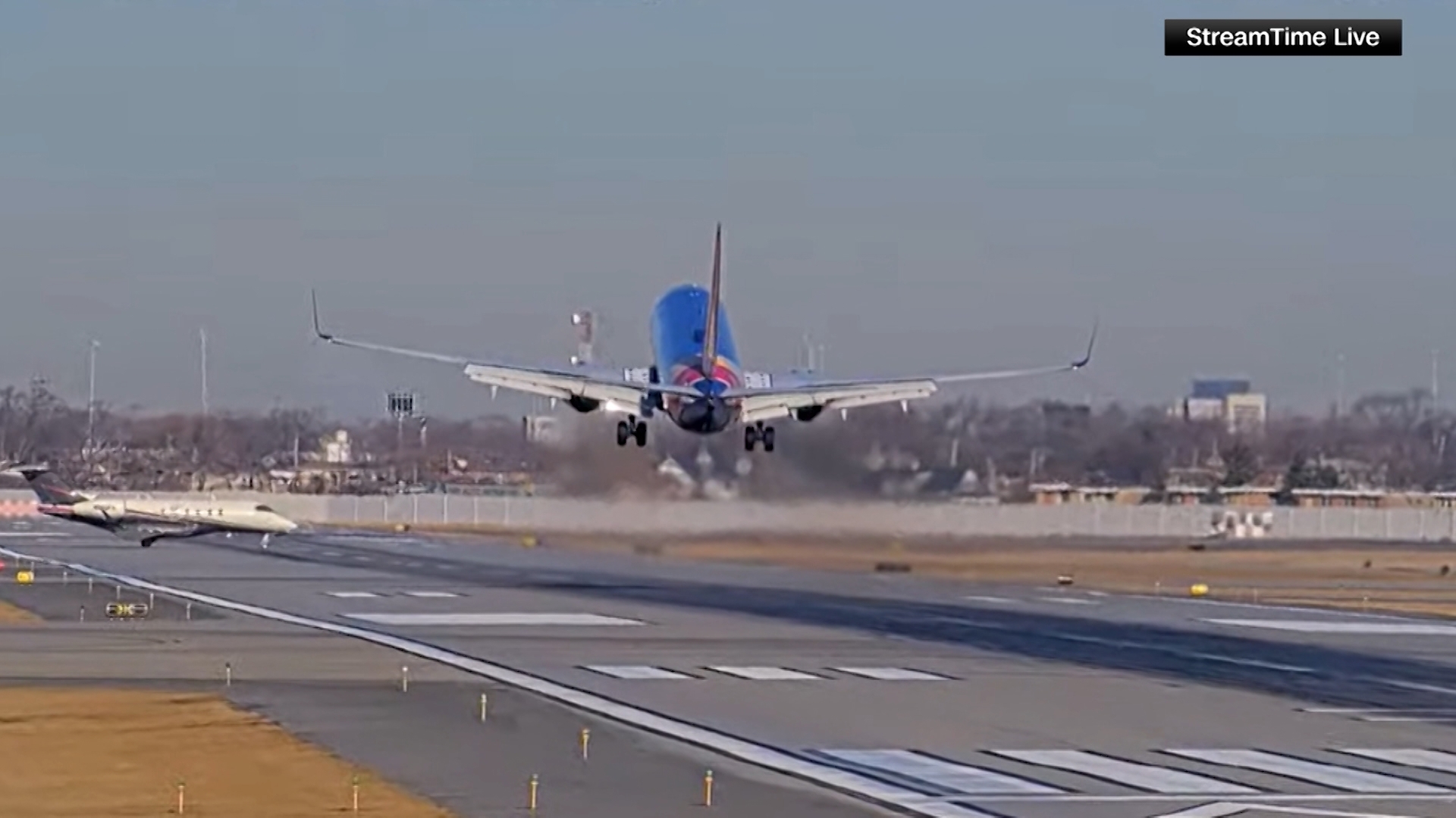 Southwest flight narrowly avoids collision at Chicago Midway